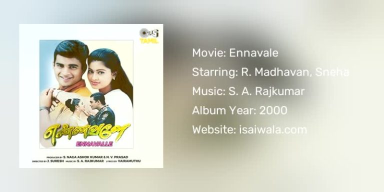 Download R. Madhavan Ennavale Tamil MP3 Songs Free 320Kbps - isaiWala